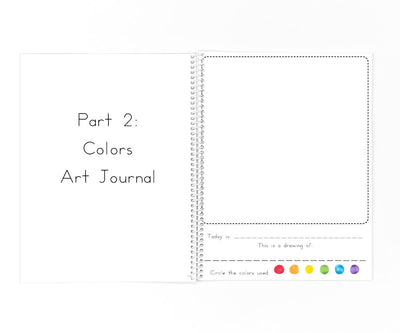 Colors Art Journal | Printable - Green Urban Creative