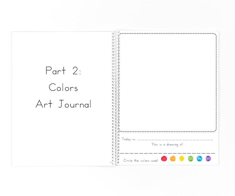 Colors Art Journal | Printable - Green Urban Creative