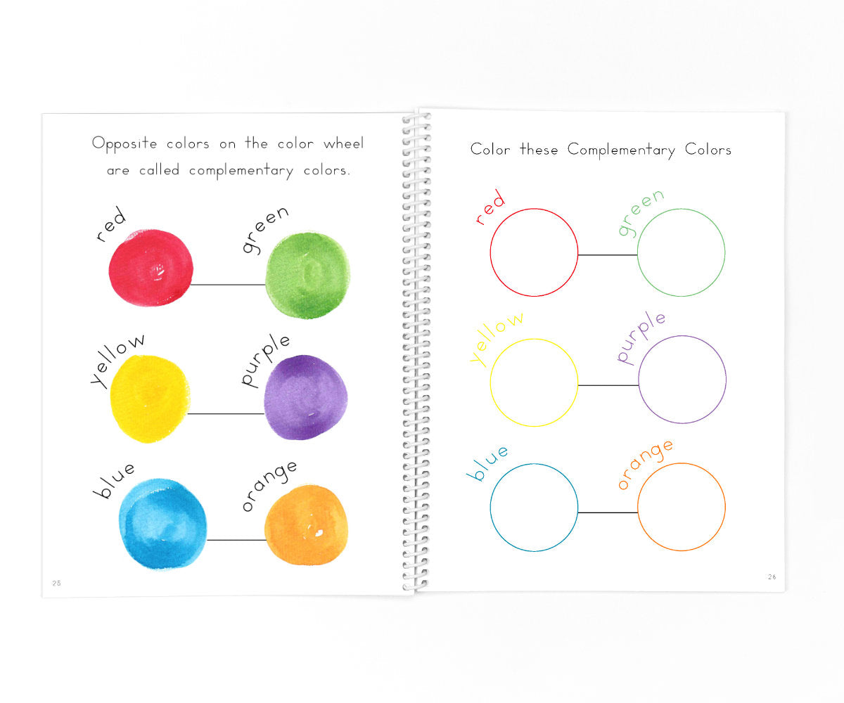 Colors Art Journal | Printable - Green Urban Creative