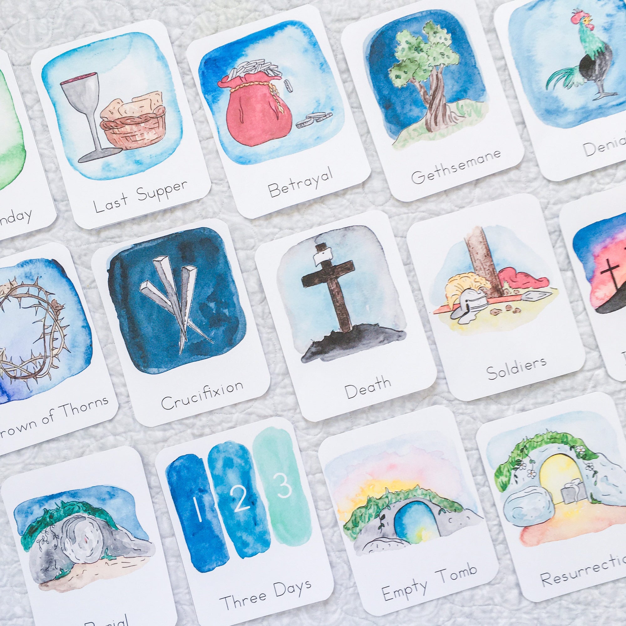 Easter Story Cards | Digital Download - Green Urban Creative