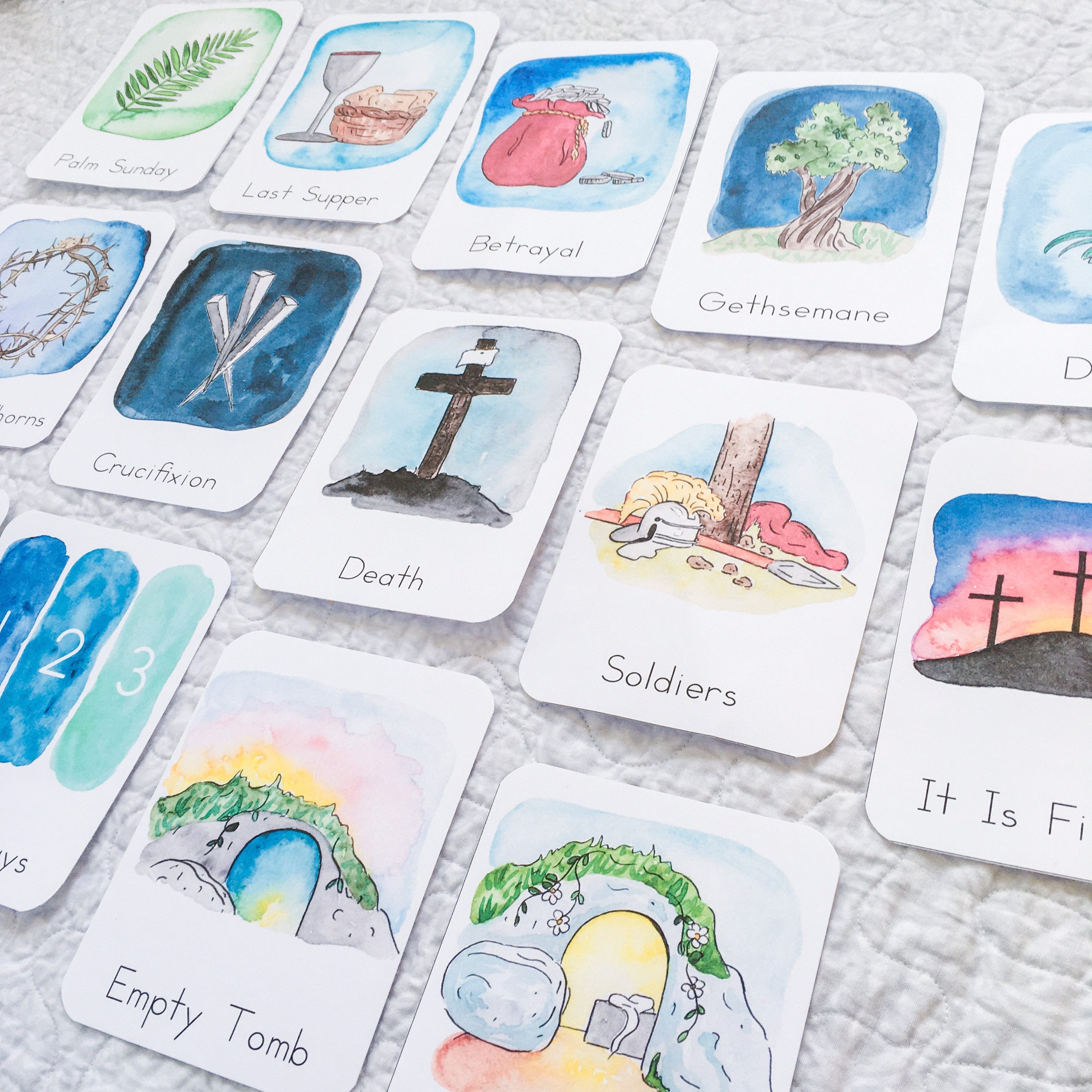 Easter Story Cards | Digital Download - Green Urban Creative