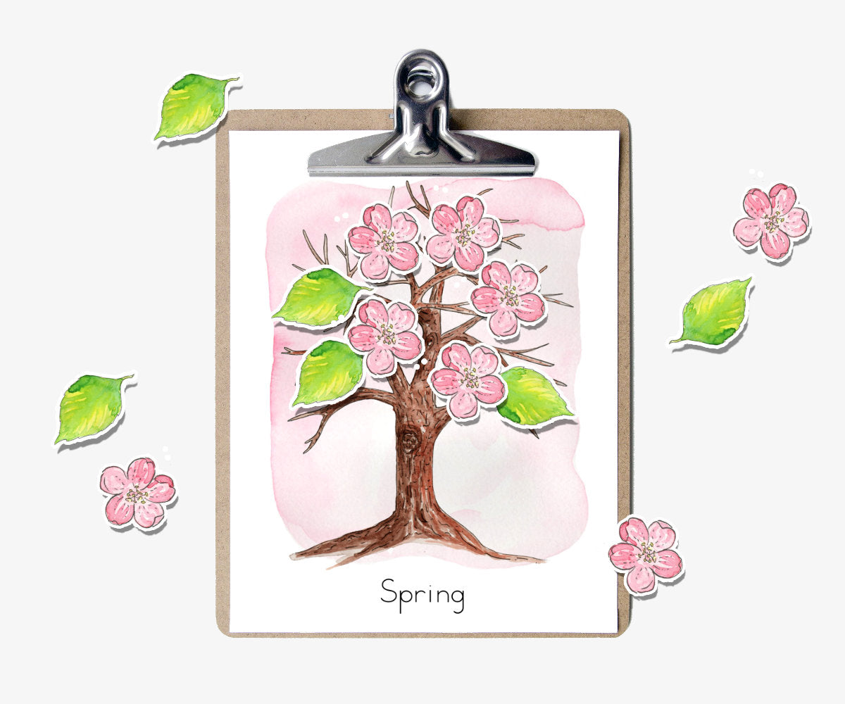 Seasons Tree Activity | Printable - Green Urban Creative